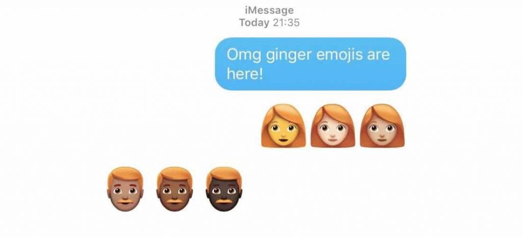 Ginger emojis are technically available on Apple RIGHT NOW | Ginger Parrot